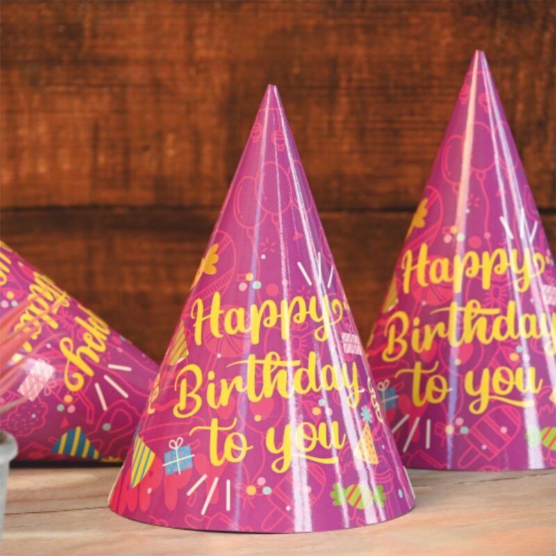 Happy Birthday Cap | Party Caps (Pack of 10, 20, 30 pcs) – Signative Shop