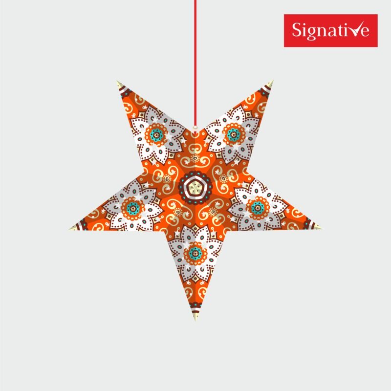 Hanging Decorative Star (Multi Colour) – Signative Shop