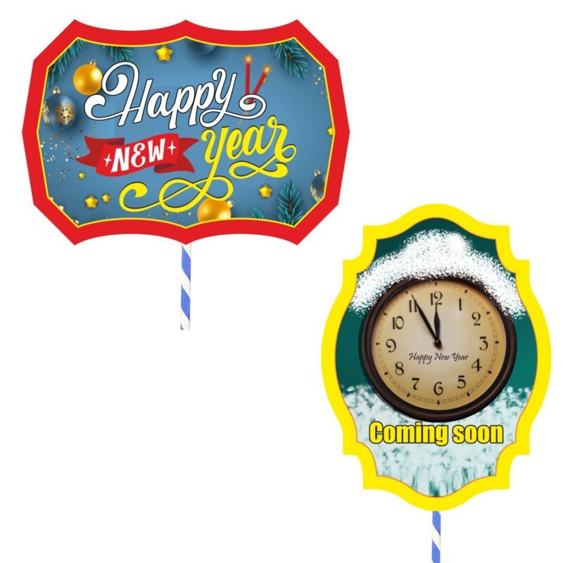 New Year Party Props (Pack of 08 pcs) – Signative Shop