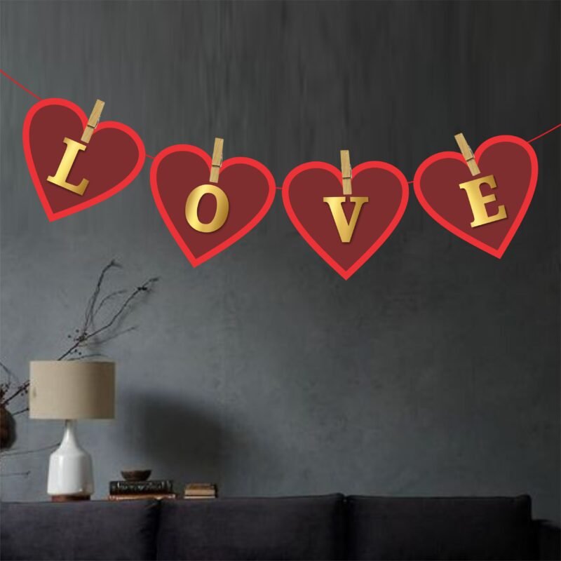 Love Heart Banner (Pack of 01 Set) – Signative Shop