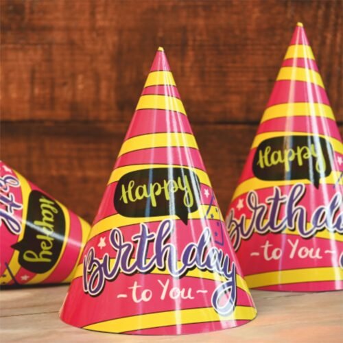 Happy Birthday Cap | Paper Caps (Pack of 10, 20, 30 pcs) – Signative Shop