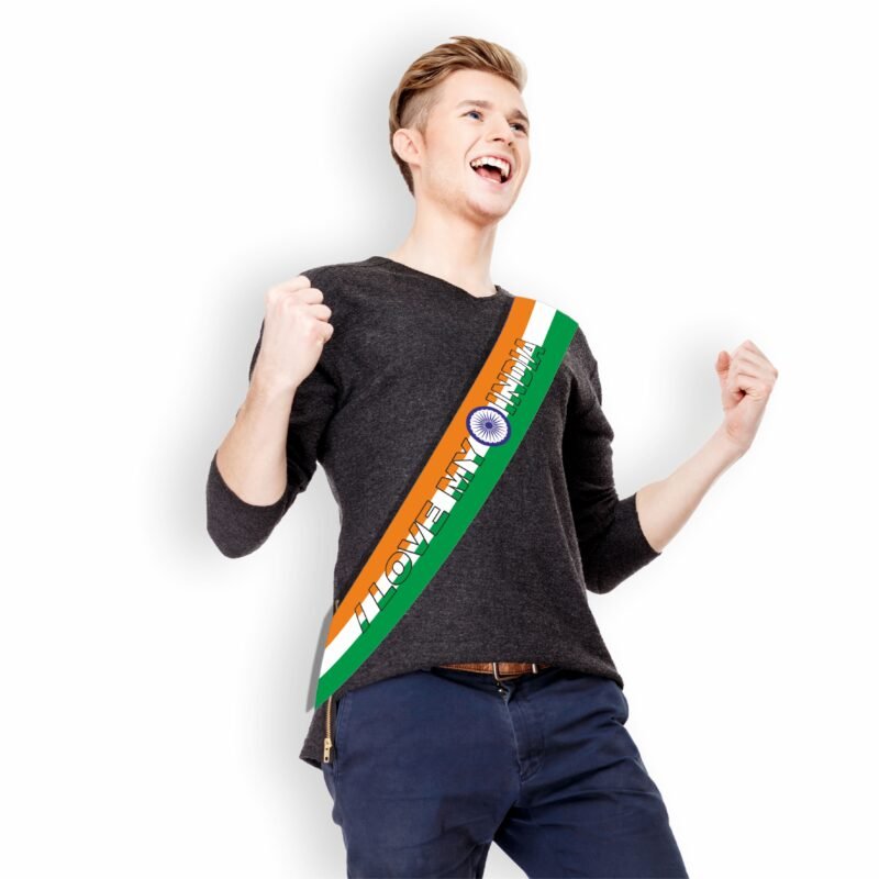 I Love My India Paper Sash (Pack of 01 pcs) – Signative Shop