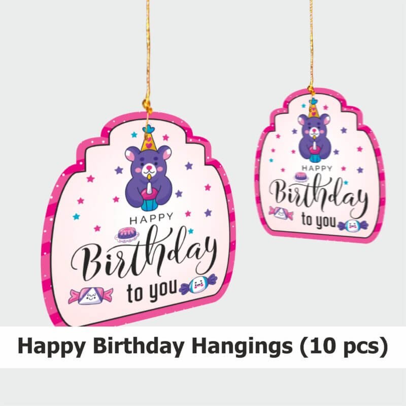 Happy Birthday Hanging (Pack of 10 pcs) – Signative Shop